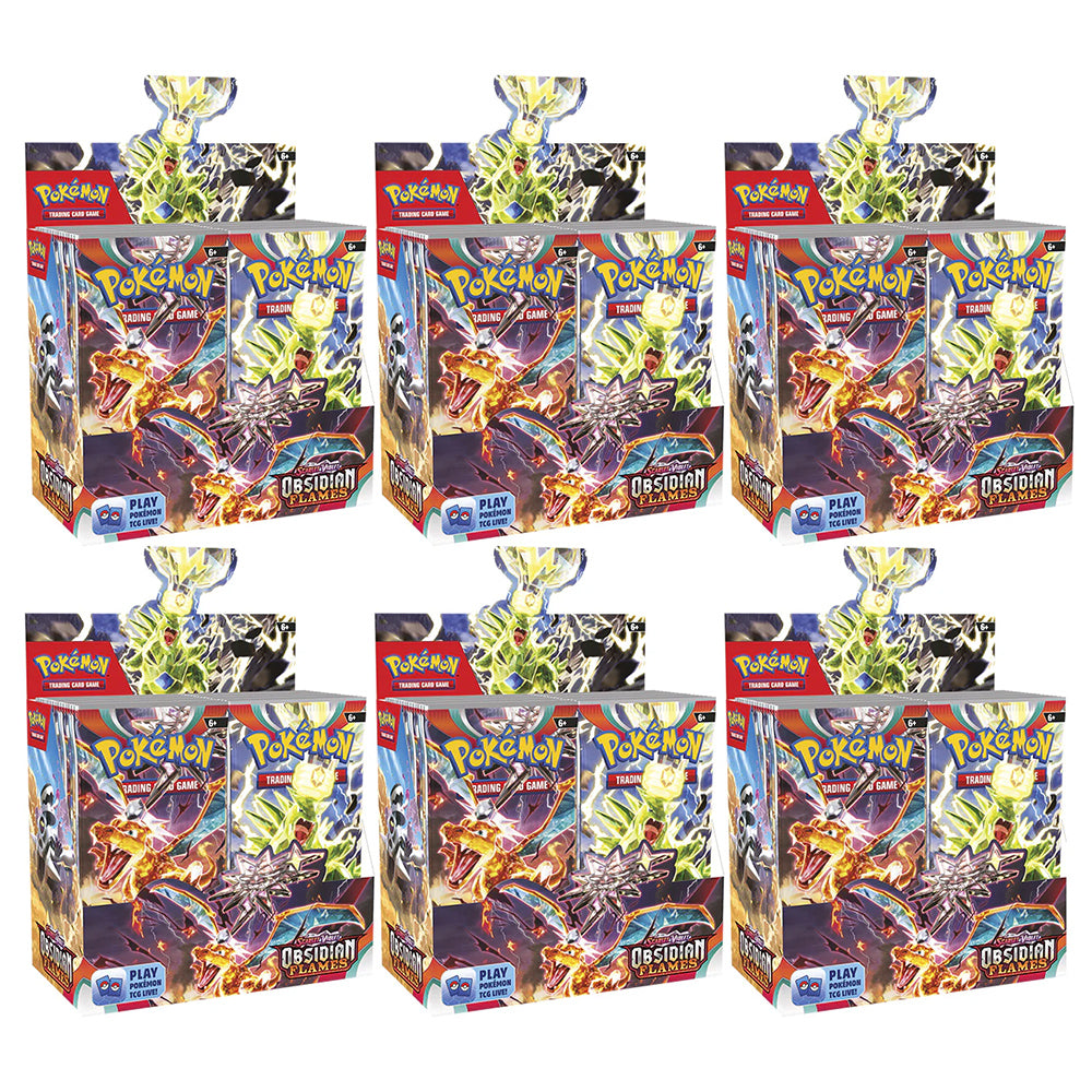 Pokemon - Scarlet & Violet Obsidian Flames Booster Box SEALED CASE ...