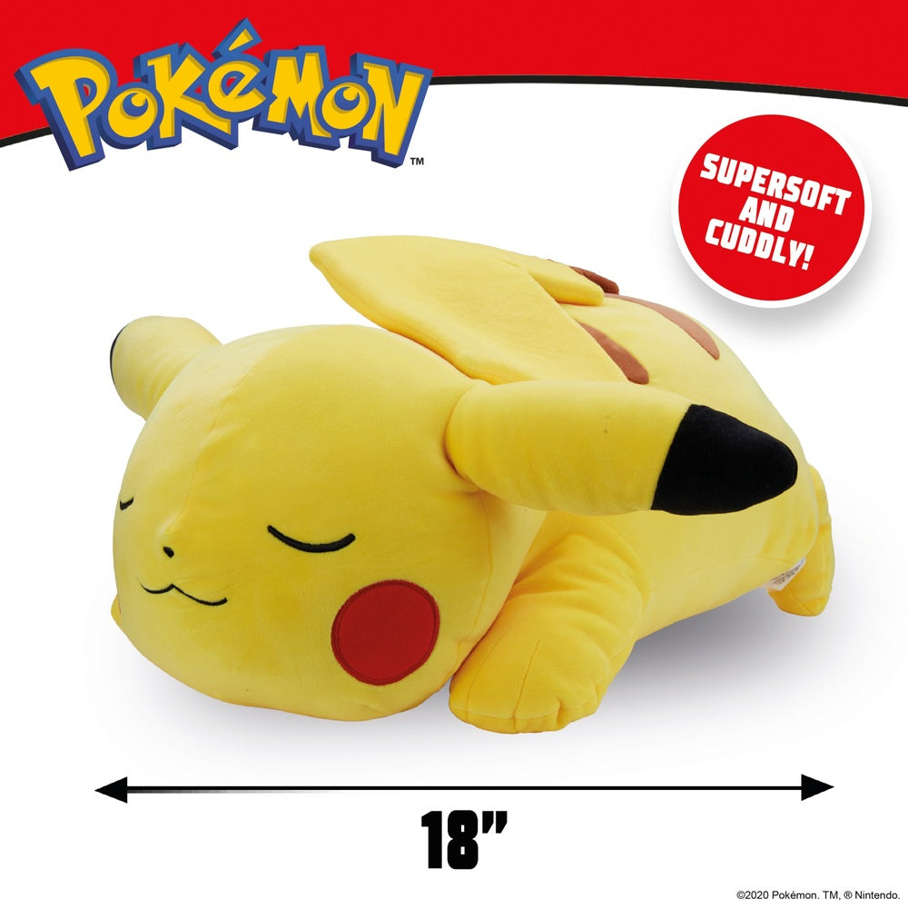 Pokemon Sleeping Pikachu plush toy 45 cm – PokePower